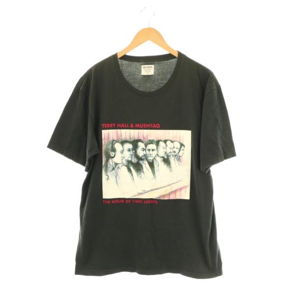 ワコマリア WACKO MARIA THE HOUR OF TWO LIGHTS Tシャツ ×TERRY HALL MUSHTAQ カットソー 半袖 XL チャコールグレー /HK ■OS メンズ【ブランド】ワコマリア WACKO MARI...