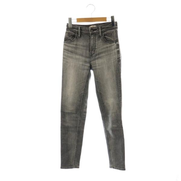 ヤヌーク YANUK RUTHスリムテーパード デニムパンツ ストレッチ 21 グレー /HK ■OS レディース【ブランド】ヤヌーク YANUK【表記サイズ】21【実寸サイズ】ウエスト：62cm　もも幅：20cm　裾幅：13cm　股上：2...