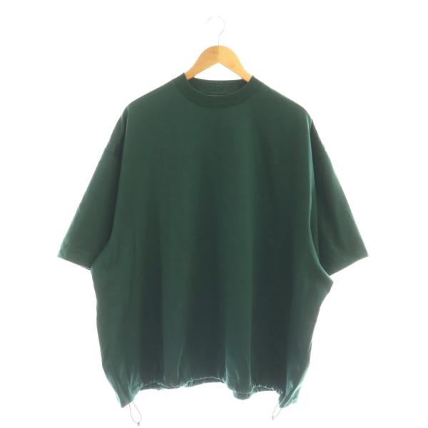 イズネス is-ness BALLOON LONG SLEEVE T-SH Tシャツ カットソー M ダークグリーン /CX ■OS ■AD メンズ【ブランド】イズネス is-ness【表記サイズ】M【実寸サイズ】肩幅：67cm　身幅：62...