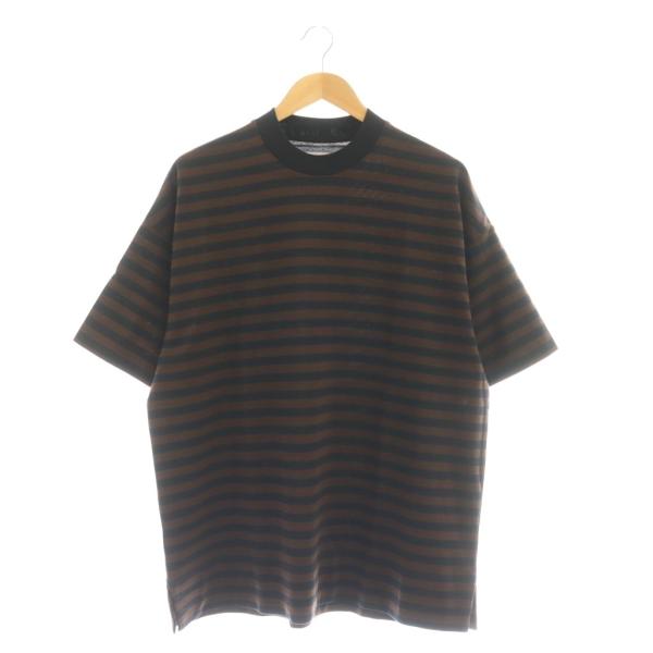 マーカウェア MARKA WARE BOX Tee S/S ORGANIC COTTON BORDERTシャツ カットソー 1 黒 茶 /CX ■OS ■AD 【ブランド】マーカウェア MARKA WARE【表記サイズ】1【実寸サイズ】肩幅...