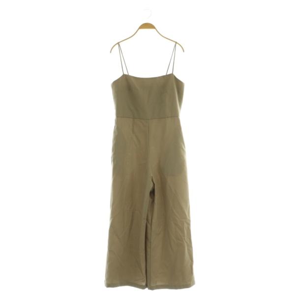 シャイナモート SHAINA MOTE バックジップサロペット ワイドパンツ S ベージュ /MY ■OS レディース【表記サイズ】S【実寸サイズ】身幅：41cm　前身頃：115cm　総丈：132cm　後身頃：110cm　　【素材】毛 ポリ...