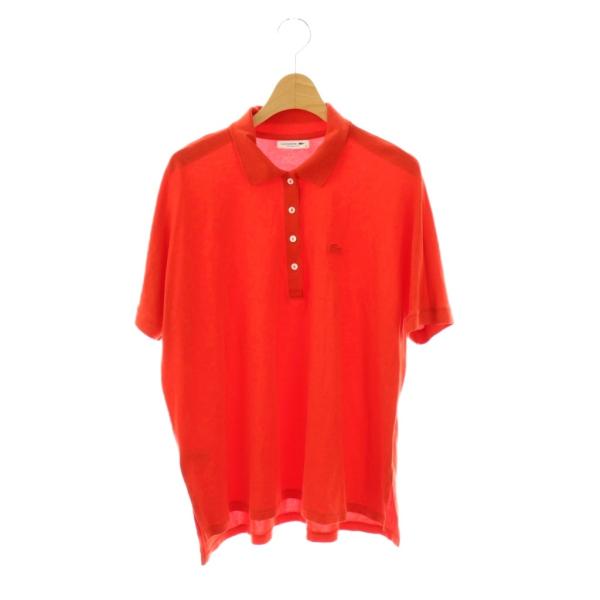 ラコステ LACOSTE Relax Fit Flowing Stretch Cotton Pique Soft Polo シャツ ポロシャツ 半袖 M レッド /HK ■OS レディース【ブランド】ラコステ LACOSTE【表記サイズ】M...