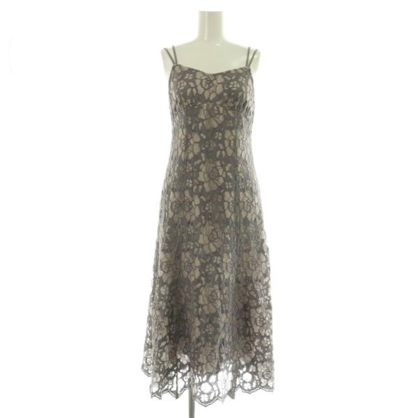 プロポーション ボディドレッシング PROPORTION BODY DRESSING レースキャミワンピース ロング PS グレー /MY ■OS レディース【ブランド】プロポーション ボディドレッシング PROPORTION BODY D...