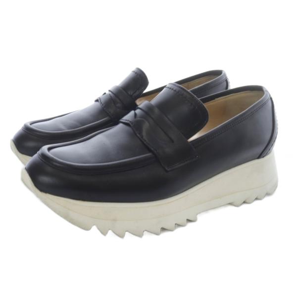 プレインピープル PLAIN PEOPLE LUCA GROSSI ローファー スニーカー レザー 37 黒 ブラック /SR レディース【ブランド】プレインピープル PLAIN PEOPLE【表記サイズ】37【実寸サイズ】ヒールの高さ：4...