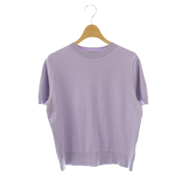 セオリーリュクス theory luxe 25SS Washable Silk Shay Sweater ニット カットソー 半袖 38 ラベンダー /HK ■OS レディース【ブランド】セオリーリュクス theory luxe【表記サイズ...