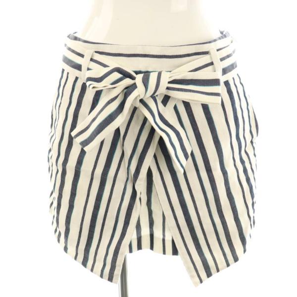 マスターバニー MASTER BUNNY エディション ストライプ スカート フレア ミニ 2 白 ホワイト 紺 ネイビー /AT ■OS レディース【ブランド】マスターバニー MASTER BUNNY【表記サイズ】スカート 2インナー 2...