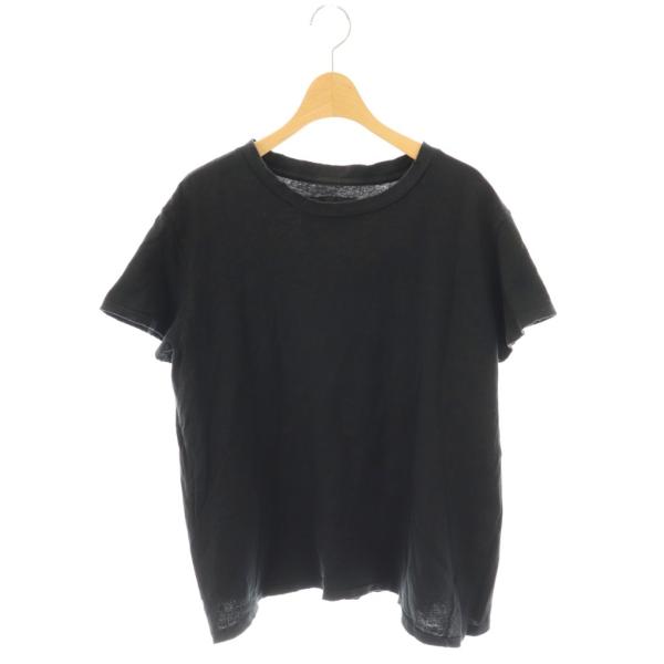 ニリロータン NILI LOTAN LAppartement取り扱い Tシャツ カットソー ブラック /ES ■OS レディース【表記サイズ】サイズの記載なし【実寸サイズ】肩幅：46cm　身幅：49cm　着丈：56cm　袖丈：14.5cm　...