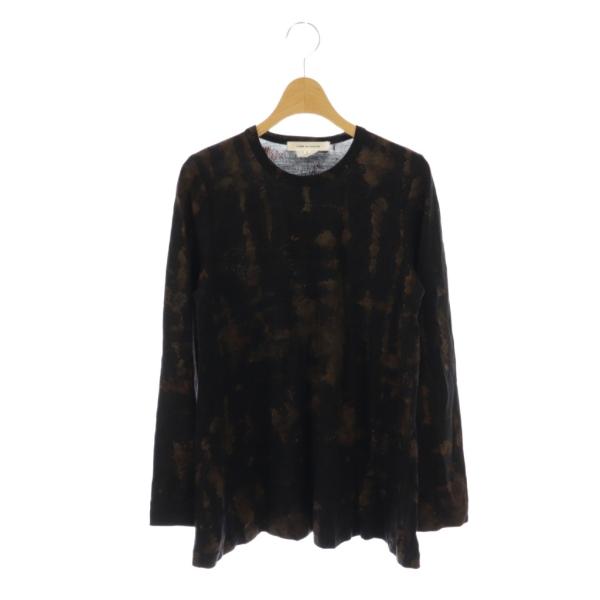 コムデギャルソン COMME des GARCONS AD2016 総柄カットソー Tシャツ 長袖 S ブラック /DF ■OS ■SH レディース【ブランド】コムデギャルソン COMME des GARCONS【表記サイズ】S【実寸サイズ...