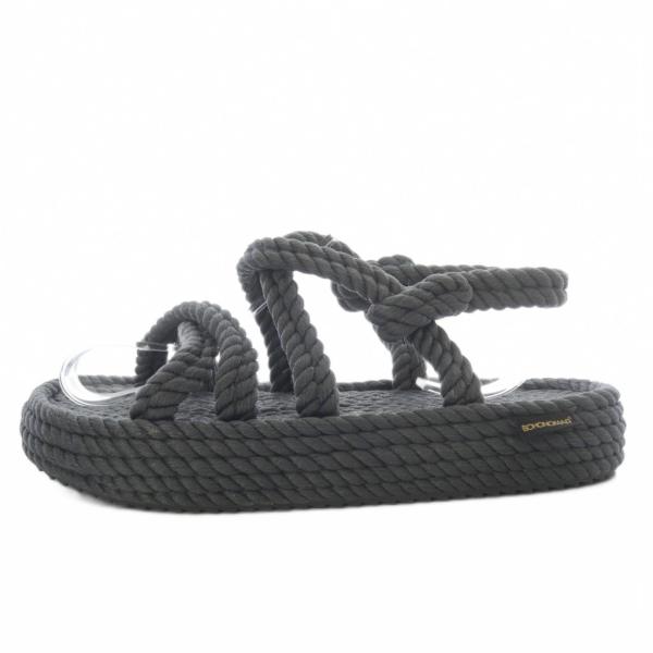 ボホノマド BOHONOMAD ビーガンロープ サンダル プラットフォーム 37 グレー /YO29 レディース【表記サイズ】37【実寸サイズ】ヒールの高さ：3.3cm　最大幅：10.5cm　　【色】グレー【状態】使用感が少なく、かなり状態...