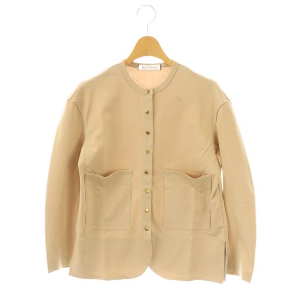 ヒューマンウーマン HUMAN WOMAN CHEVAL 24SS コットンハイゲージポンチジャケット ノーカラー M ベージュ /AT ■OS レディース【ブランド】ヒューマンウーマン HUMAN WOMAN【表記サイズ】M【実寸サイズ】...