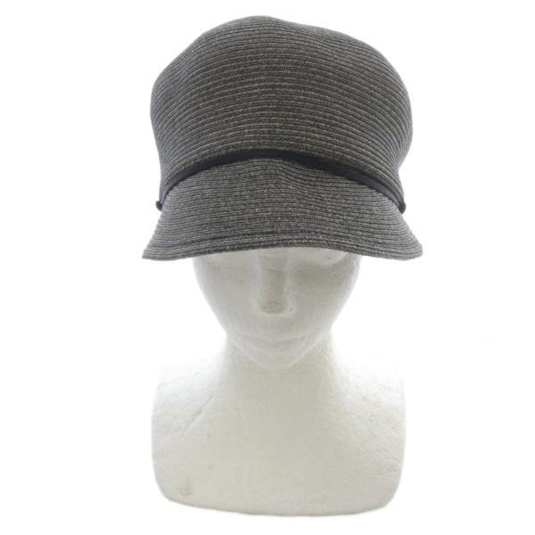 カシラ CA4LA HOVER BD7 キャスケット 帽子 グレー /SR レディース【ブランド】カシラ CA4LA【実寸サイズ】つば：6.5cm　頭周り：52cm　　【素材】分類外繊維（紙）90％　レーヨン10％【色】グレー【状態】表面に...