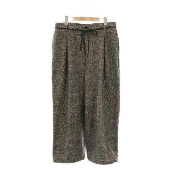 マーカ marka M19D-02PT01C TUCK WIDE PANTS 千鳥格子パンツ ワイドパンツ 2 ブラック ホワイト /ES ■OS ■SH メンズ【ブランド】マーカ marka【表記サイズ】2【実寸サイズ】ウエスト：82cm...