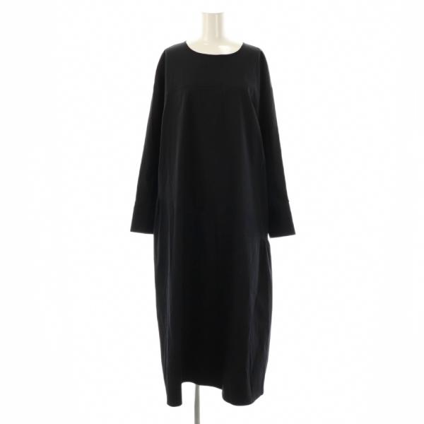 フロムファーストミュゼ from first musee シャドーストライプサマーワンピース 長袖 ロング F 黒 /NR ■OS レディース【表記サイズ】F【実寸サイズ】肩幅：54cm　身幅：53cm　袖丈：49cm　総丈：124.5cm...