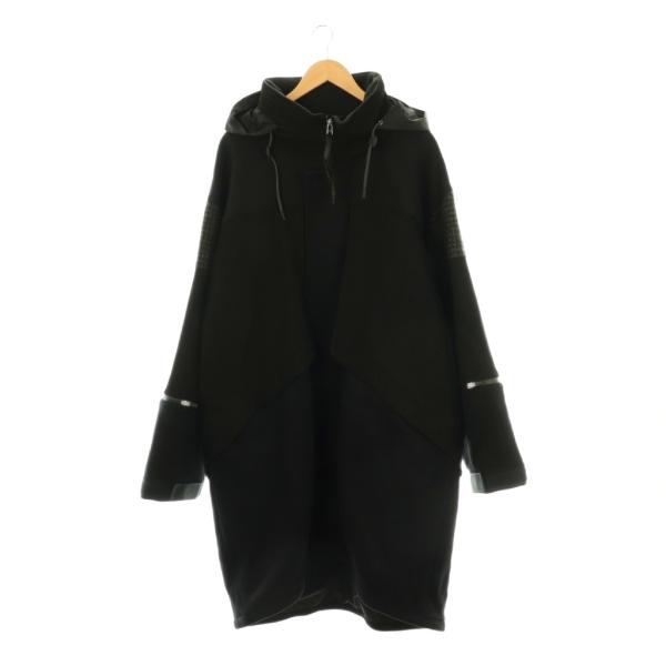ソーイ SOE Combination Ski Coat ロングコート アウター フード 2 ブラック /DF ■OS ■SH メンズ【ブランド】ソーイ SOE【表記サイズ】2【実寸サイズ】肩幅：62.5cm　身幅：72cm　着丈：110c...