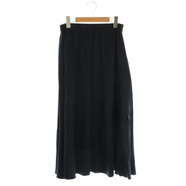 ドゥーズィエムクラス DEUXIEME CLASSE Silkマキシスカート フレア ロング F 紺 ネイビー /AT ■OS レディース【ブランド】ドゥーズィエムクラス DEUXIEME CLASSE【表記サイズ】F【実寸サイズ】ウエスト...