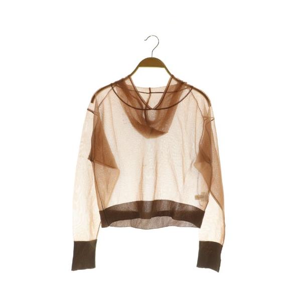 アメリヴィンテージ Ameri VINTAGE 20SS SHEER HOODIE KNIT シアーパーカー ニット 長袖 プルオーバー F ブラウン /MY ■OS レディース【ブランド】アメリヴィンテージ Ameri VINTAGE【表...
