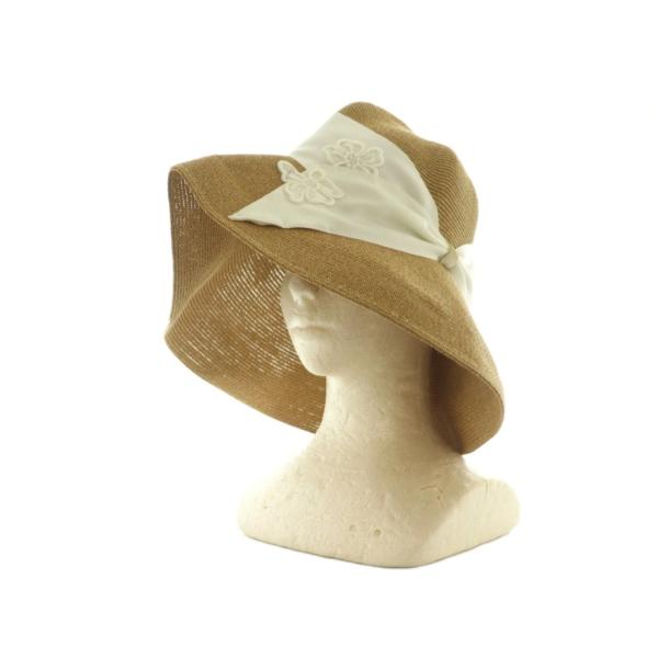 アシーナ ニューヨーク Athena New York Risako ペーパーハット 帽子 レースフラワー ベージュ 白 ホワイト /MI ■OS レディース【ブランド】アシーナ ニューヨーク Athena New York【表記サイズ】表...