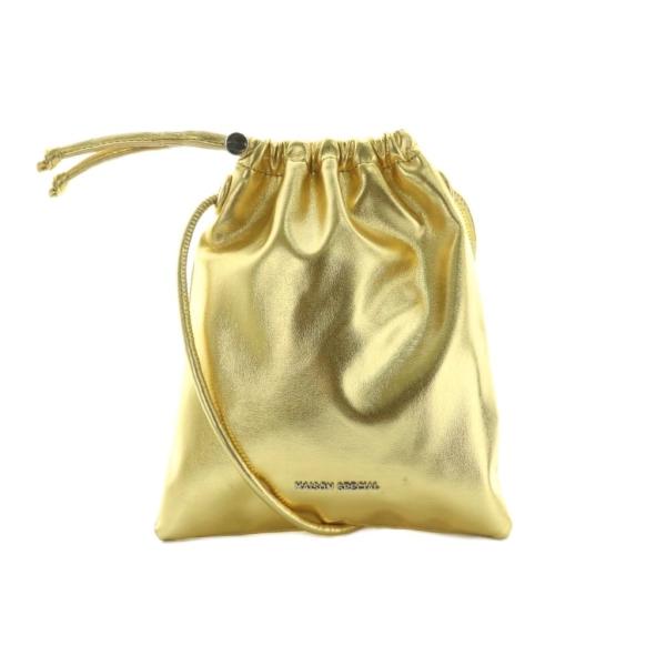 メゾンスペシャル Drawstring Mobile Tote Bag ショルダーバッグ 巾着バッグ フェイクレザー ゴールドカラー /MI ■OS レディース【ブランド】メゾンスペシャル MAISON SPECIAL【表記サイズ】表記なし...