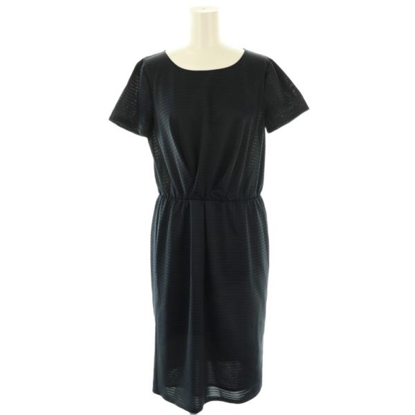 クードシャンス CdeC COUP DE CHANCE ボーダージャージワンピース ミモレ ロング 半袖 38 紺 ネイビー /AT ■OS レディース【ブランド】クードシャンス CdeC COUP DE CHANCE【表記サイズ】38【実...