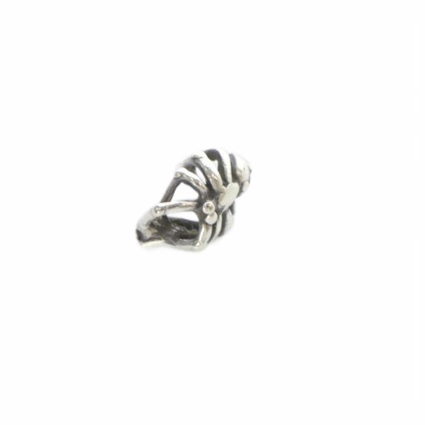 トロールビーズ trollbeads SV スパイダー ビーズ 925 シルバー /SR11 ■SH レディース【実寸サイズ】タテ×1.2cm　ヨコ×0.8cm　【素材】925【色】シルバー【状態】ごくわずかに表面に小傷やサビがございますが...