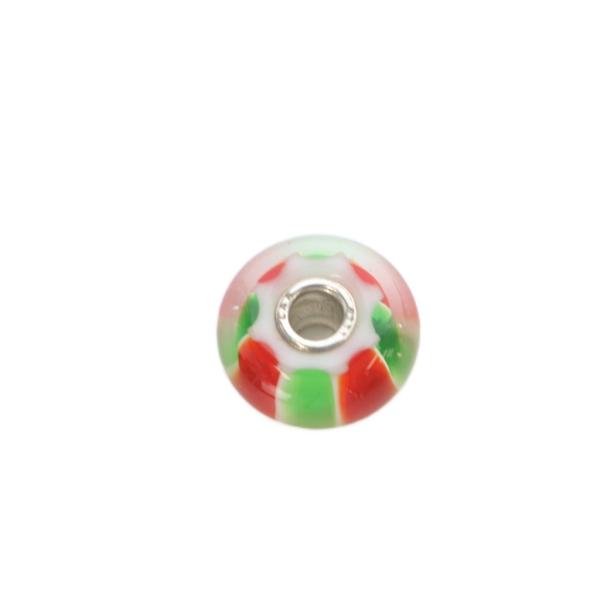 トロールビーズ trollbeads SV caprese カプレーゼ ビーズ 赤 レッド 緑 グリーン /SR■SH レディース【表記サイズ】実寸サイズをご参照ください。【実寸サイズ】直径×1.2cm　幅×0.6cm　【色】赤 レッド 緑...