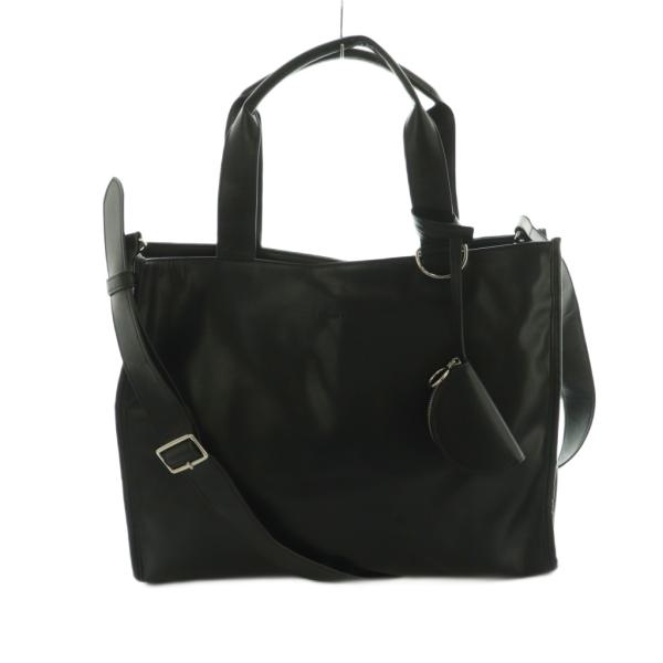 クヌースマーフ Knuth Marf 2way loose shoulder bag トートバッグ ショルダーバッグ レザー 黒 ブラック /MI ■OS レディース【表記サイズ】表記なし【実寸サイズ】持ち手の長さ：50cm　ヨコ：42cm...