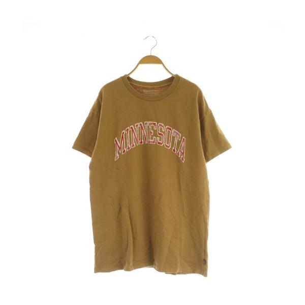 スラッピーサプライ SLOPPY SUPPLY 25SS neo vintge SLOPPY PRINT LOGO TEE Tシャツ 半袖 プリント USA製 L ブラウン /MY ■OS レディース【表記サイズ】L【実寸サイズ】身幅：50...