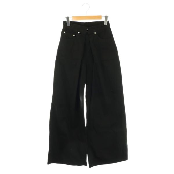 ジョンローレンスサリバン JOHN LAWRENCE SULLIVAN RIGID DENIM WIDE PANT デニムパンツ ワイド タック S ブラック JLSW-01-S /DO【ブランド】ジョンローレンスサリバン JOHN LAW...