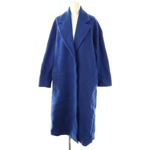 ジャーナルスタンダードレサージュ journal standard L'essage ピュアウールブークレコート アウター チェスター ウール 36 青【ブランド】ジャーナルスタンダードレサージュ journal standard L'es...