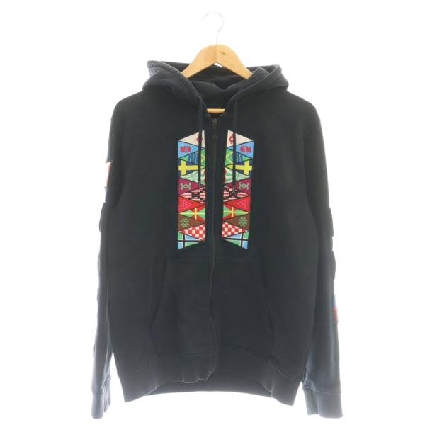 マルセロバーロン マルセロブロン MARCELO BURLON フラッグモチーフ ジップアップパーカー フーディー S ブラック マルチカラー【ブランド】マルセロバーロン マルセロブロン MARCELO BURLON【表記サイズ】S【実寸サ...