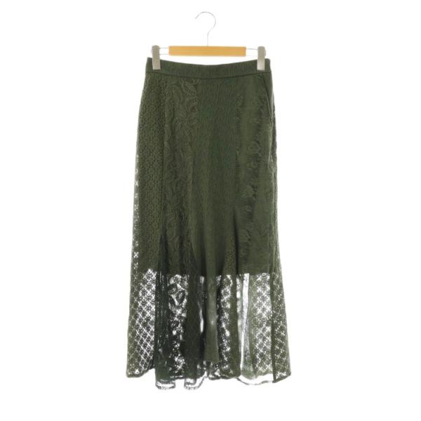 アメリヴィンテージ Ameri VINTAGE 23SS LIMITED PATCHWORK LACE SKIRT スカート フレア レース S カーキ /CX ■OS レディース【ブランド】アメリヴィンテージ Ameri VINTAGE【...