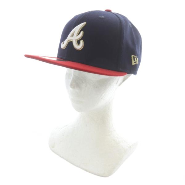ニューエラ NEW ERA Atlanta Braves 59Fifty 2021WS キャップ 帽子 58.7cm 紺 ネイビー 赤 レッド /SR メンズ【ブランド】ニューエラ NEW ERA【表記サイズ】58.7cm【実寸サイズ】つば...
