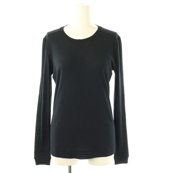 イチダース 1dozen コットンシアーロングスリーブカットソー 長袖 1 ネイビー /HK ■OS レディース【表記サイズ】1【実寸サイズ】肩幅：36.5cm　身幅：41cm　着丈：59cm　袖丈：60cm　　【素材】コットン【色】ネイビ...