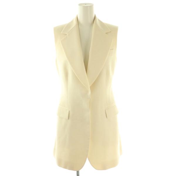 ステラマッカートニー STELLA McCARTNEY ウールロングジレベスト 前開き ウール 38 アイボリー /NR ■OS レディース【ブランド】ステラマッカートニー STELLA McCARTNEY【表記サイズ】38【実寸サイズ】身...