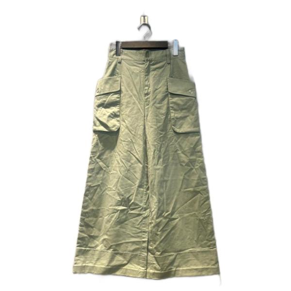 マウジー MOUSSY 24SS CARGO POCKET カーゴパンツ ストレート コットン 1 ライトグリーン ■FY【ブランド】マウジー MOUSSY【表記サイズ】1【実寸サイズ】ウエスト：約66cm　もも幅：約29cm　裾幅：約30...