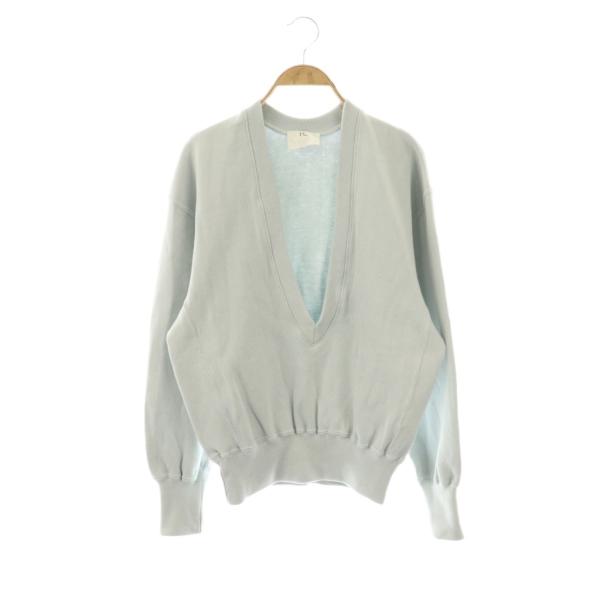 ヘリル HERILL ロンハーマン別注 24SS コットンシルク Vネック ニット プルオーバー 0 ライトブルー /DF ■OS レディース【ブランド】ヘリル HERILL【表記サイズ】0【実寸サイズ】肩幅：49cm　身幅：50.5cm　...