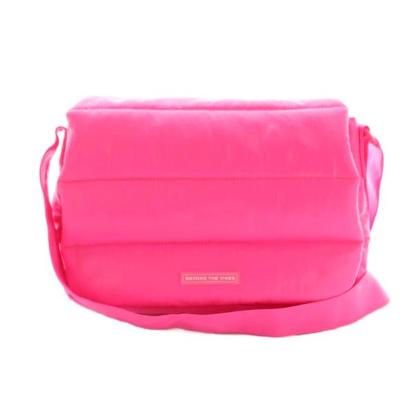 未使用品 ビヨンド ザ バインズ Beyond The Vines Glazed Poofy Bag ショルダーバッグ フラップ ネオンピンク /MI ■OS ■SH レディース【表記サイズ】表記なし【実寸サイズ】持ち手の長さ：-cm　ヨコ...