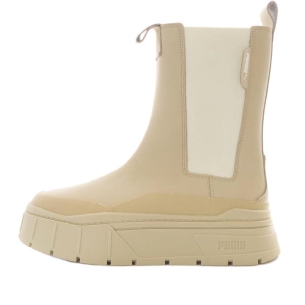 未使用品 プーマ PUMA MAYZE STACK CHELSEA ブーツ ショート 23.5cm ベージュ 38627202 /SR レディース【ブランド】プーマ PUMA【表記サイズ】23.5cm【実寸サイズ】筒周り：30cm　筒高：1...