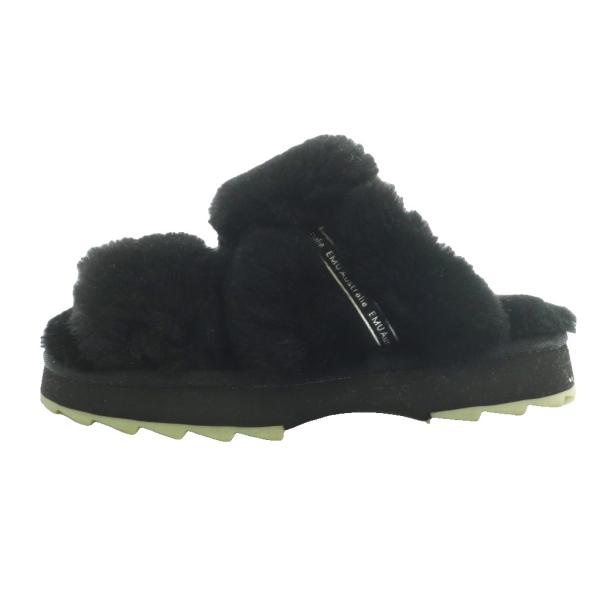 エミュー emu オーストラリア Australia ウォベゴン Wobbegong ムートンサンダル 24cm 黒 ブラック W12316 /SS ■OS ■SH レディース【ブランド】エミュー emu【表記サイズ】24cm【実寸サイズ】...