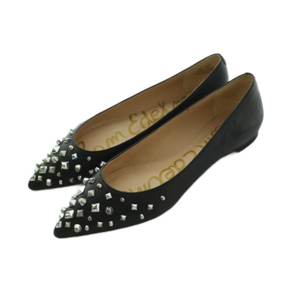 サムエデルマン Sam Edelman パンプス ポインテッドトゥ ローヒール レザー スタッズ US9M 26.0cm 黒 ブラック /MI ■OS レディース【ブランド】サムエデルマン Sam Edelman【表記サイズ】US9M 26...