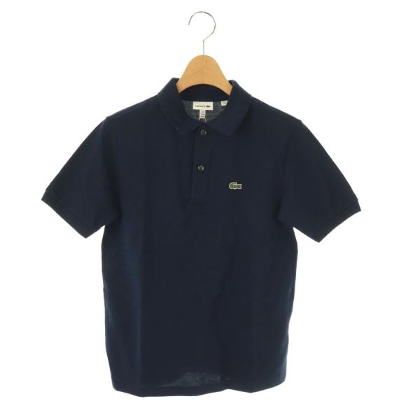 ラコステ LACOSTE キッズ ポロシャツ 半袖 鹿の子 14 ネイビー /DF ■OS キッズ【ブランド】ラコステ LACOSTE【表記サイズ】14【実寸サイズ】肩幅：37cm　身幅：41cm　着丈：57cm　袖丈：19.5cm　　【素...