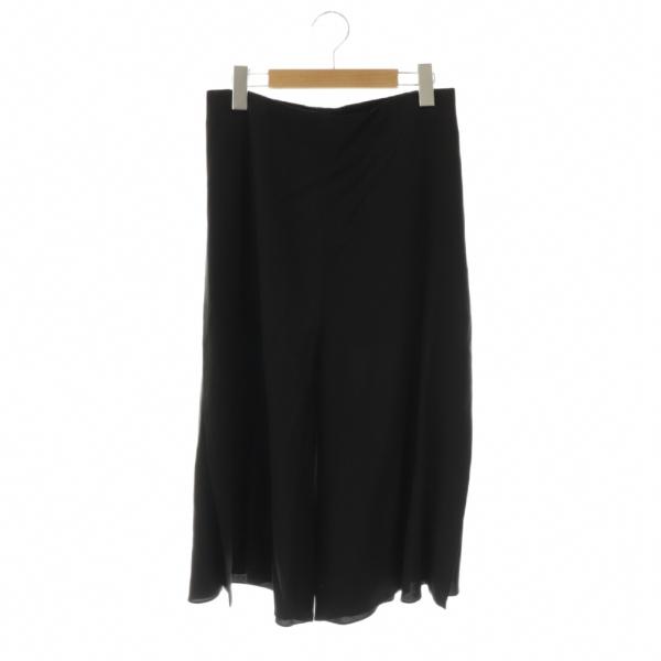 アクネ ストゥディオズ Acne Studios MALA CDC シルク ワイドクロップドパンツ イージー 34 ブラック /DF ■OS レディース【ブランド】アクネ ストゥディオズ Acne Studios【表記サイズ】34【実寸サイ...