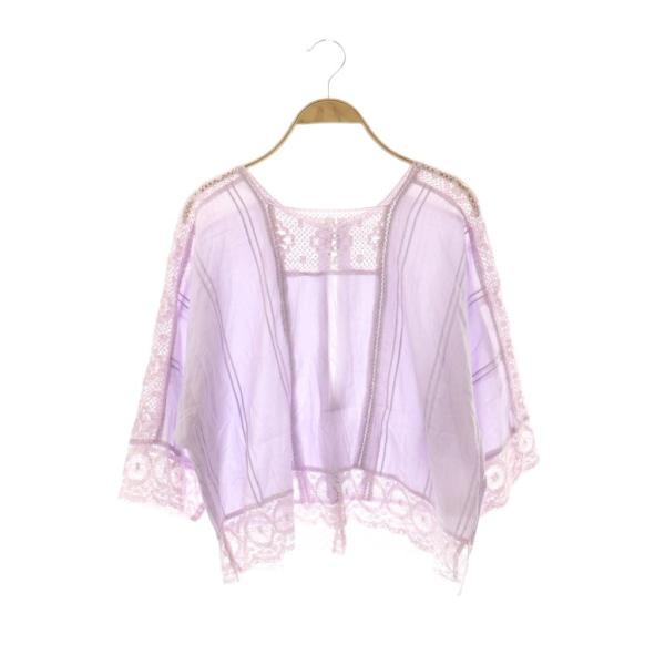 ヌキテパ NE QUITTEZ PAS! CAMBRIC LACE TOP ブラウス 長袖 ラベンダー /DO ■OS ■SH レディース【ブランド】ヌキテパ NE QUITTEZ PAS!【表記サイズ】表記なし【実寸サイズ】身幅：約59c...