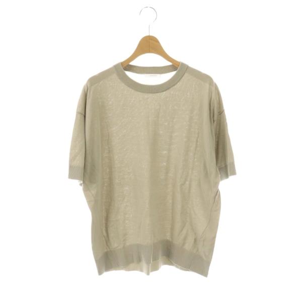 ジャーナルスタンダード JOURNAL STANDARD 24SS アイスコットンハーフスリーブニット カットソー グリーングレー /DO ■OS レディース【ブランド】ジャーナルスタンダード JOURNAL STANDARD【表記サイズ】...