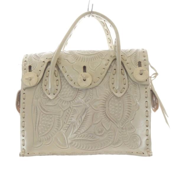 カービングトライブス グレースコンチネンタル CARVING TRIBES マエストラ ハンドバッグ トートバッグ レザー ベージュ /SR レディース【ブランド】カービングトライブス グレースコンチネンタル CARVING TRIBES【...