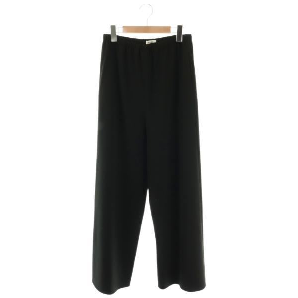 ハウント HAUNT DOUBLECLOTH EASY PT パンツ ワイド 36 ブラック /HK ■OS レディース【表記サイズ】36【実寸サイズ】ウエスト：66cm　もも幅：30cm　裾幅：29.5cm　股上：34cm　股下：68cm...
