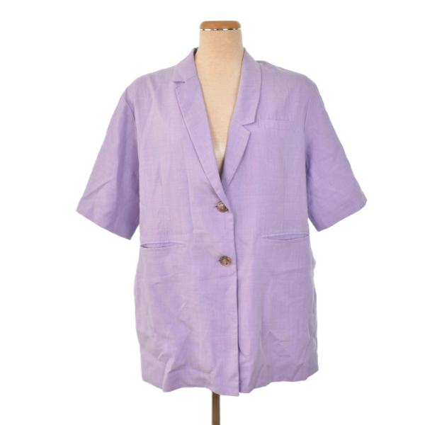 アメリヴィンテージ Ameri VINTAGE LIGHT HALF SLEEVE SHIRT JACKET ジャケット 半袖 F 紫 パープル ■SH ■FY レディース【ブランド】アメリヴィンテージ Ameri VINTAGE【表記サイ...