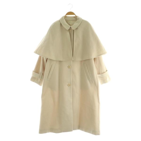 ナイスクラップ NICE CLAUP EVERY.VERY ケープ付き ロングコート F ライトベージュ /MY ■OS レディース【ブランド】ナイスクラップ NICE CLAUP【表記サイズ】F【実寸サイズ】身幅：52cm　着丈：111c...