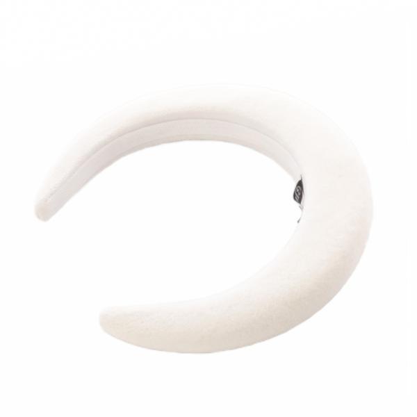 ブルーティフル ミラノ bluetiful milano ベロア カチューシャ 白 ホワイト /SR レディース【表記サイズ】実寸サイズをご参照ください。【実寸サイズ】頭周り×35cm　幅×3cm　【色】白 ホワイト【状態】表面に毛羽立ちや...