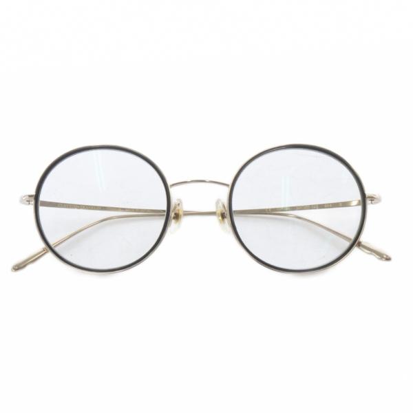 クレイトンフランクリン CLAYTON FRANKLIN ボストン眼鏡 メガネ 50□22-145 黒 ブラック ゴールド色 /SR ■AD レディース【表記サイズ】50□22-145【実寸サイズ】レンズの大きさ：タテ4.5 ヨコ×4.5c...